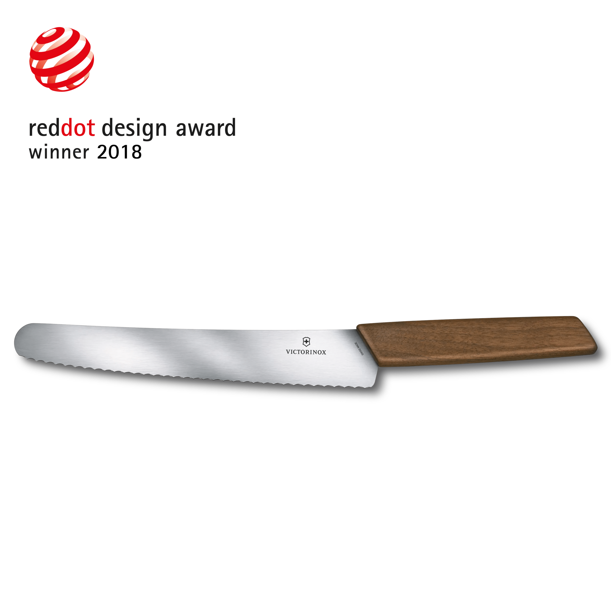 Victorinox Swiss Modern Brot- und Konditormesser in Nussbaumholz - 6. ...