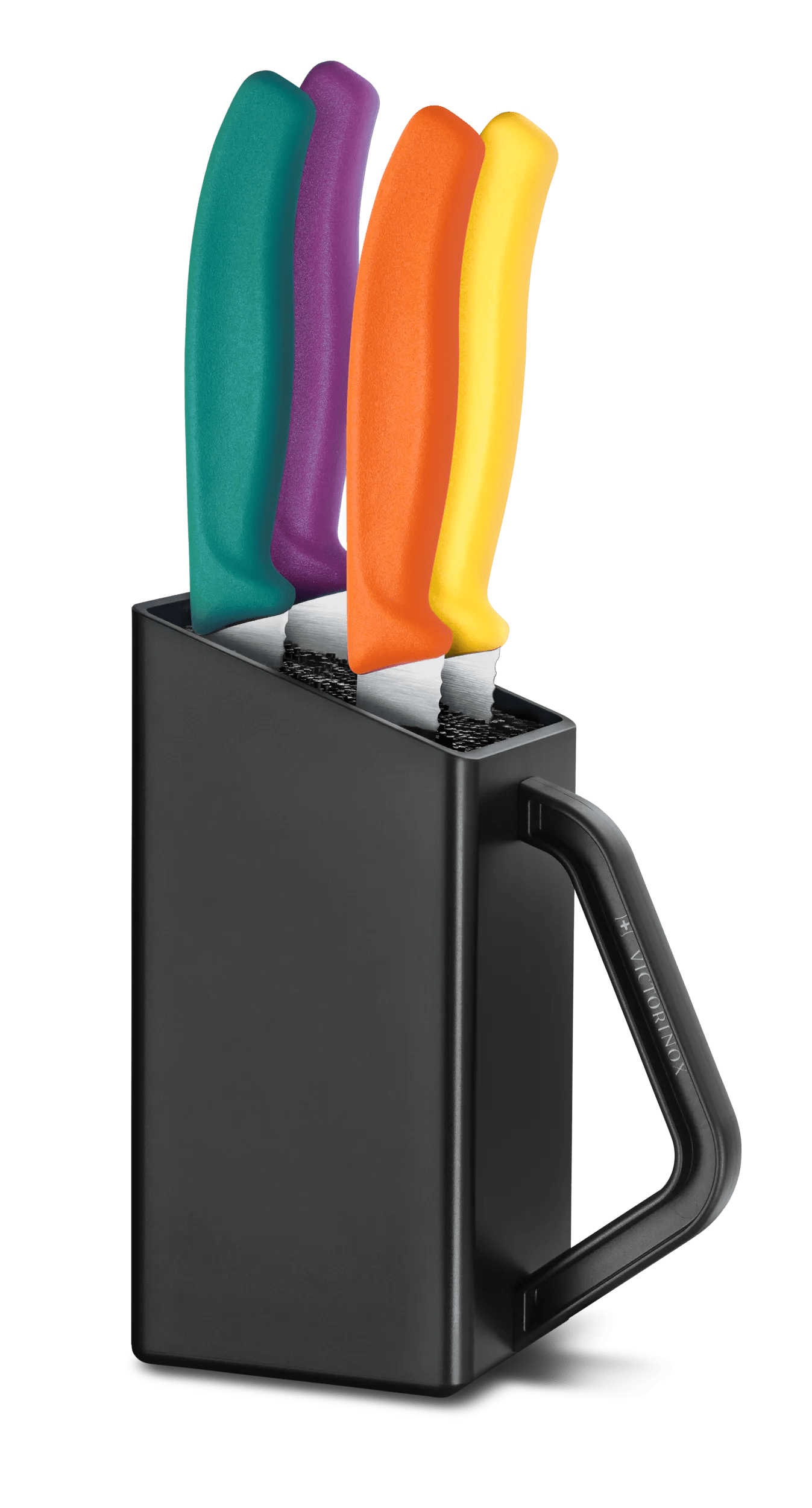 Victorinox Swiss Classic Steak and Pizza Knife Block, 5 Pieces in ...