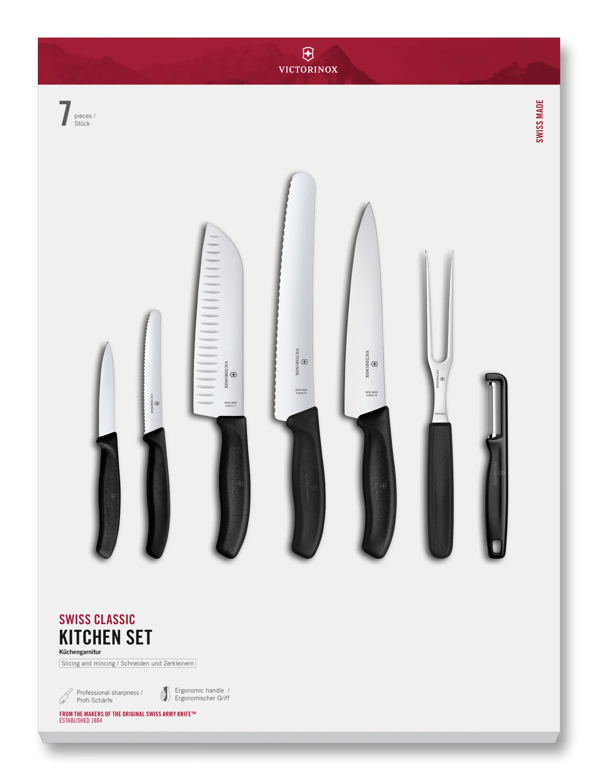 Victorinox Swiss Classic 키친 세트, 7종 - 6.7133.71G